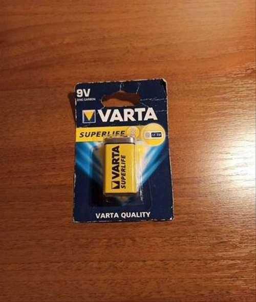 Батарейка крона Varta 9V Новая