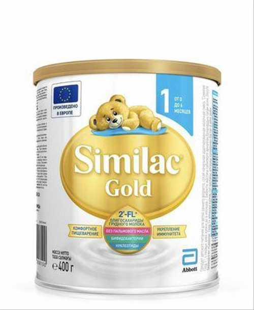 Детское питание similac gold 1 400гр