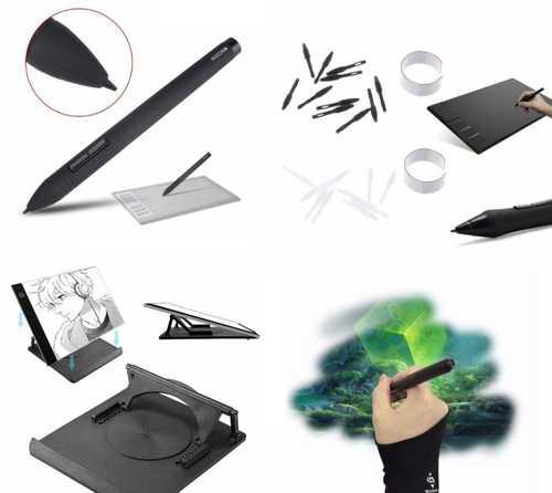 Аксессуары huion xp-pen стержни перо перчатка