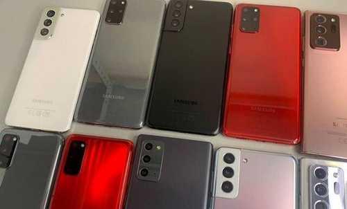 Лот топовых телефонов Samsung в идеале S21 Ultra N