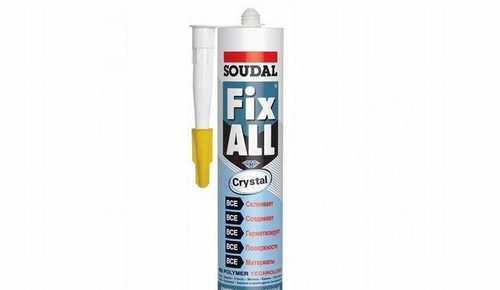 Герметик-клей Soudal Fix All Crystal 290мл