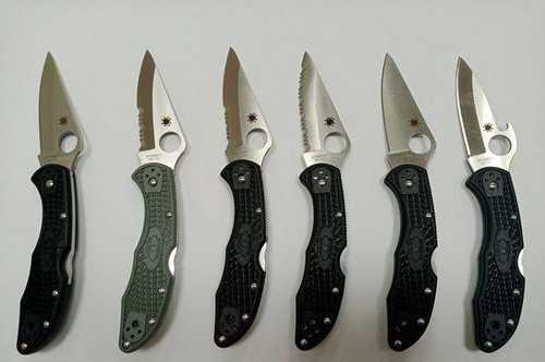 Складные ножи Spyderco Delica 4 (разные)