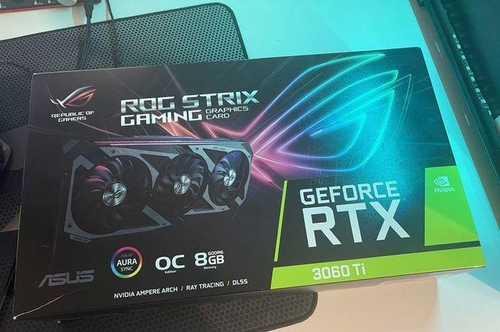 Игровая видеокарта RTX 3060ti 8gb Asus ROG Strix O