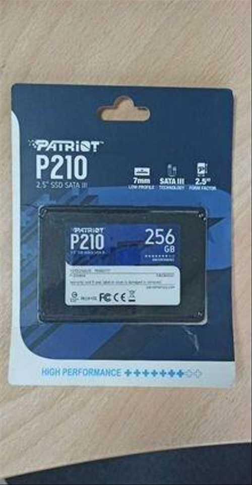 SSD patriot P210 256GB