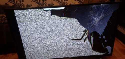 Телевизор бу erisson диагональ 102 см, разбита мат