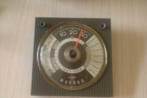 Винтажный советской России Календарь термометр