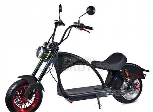 Электроскутер Citycoco Harley Chopper Черный 2000W