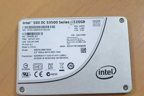 SSD Intel DC серии S3500 120Gb