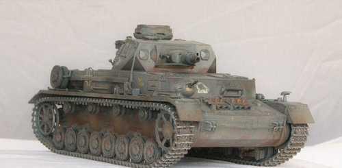 Модель немецкого танка Pz.Kpfw. III в 1:35