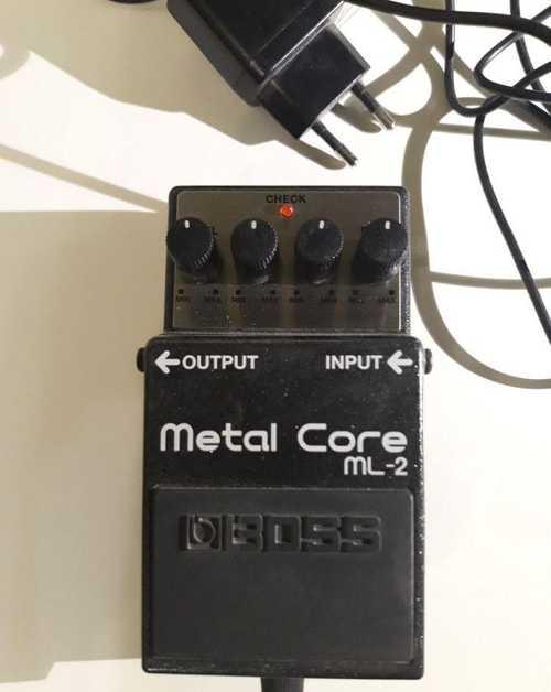 Педаль Boss ML-2 MetalCore + адаптер Boss PSA-230S