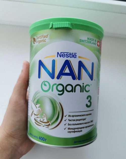 Nan organic 3 Nestle Смесь