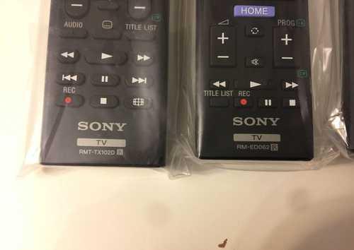 Пульт Sony RM-ED062 и Sony RMT-TX102D оригиналы