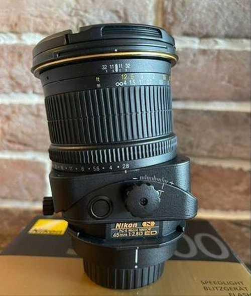 Tilt-shift Nikon 45mm f/2.8D ED PC-E Micro Nikkor