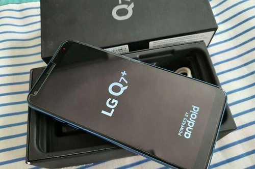 LG Q7+ 4/64Gb NFC 8Ядер 2Sim Рст - Чек - Комплект