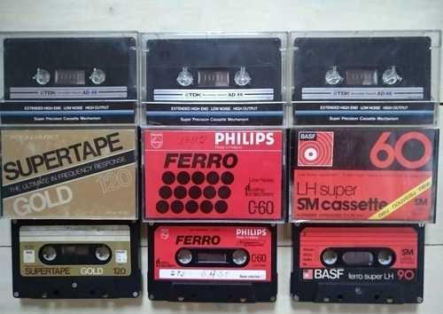 Аудиокассеты 70-80ых годов-TDK,Maxell,Basf,Fuji