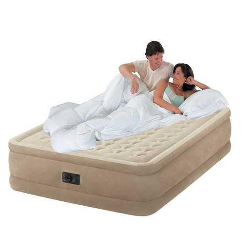 Двуспальная надувная кровать, с насосом 220V | Festima.Ru - Мониторинг .