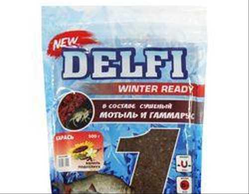 Прикормка зимняя увлажненная delfi ICE Ready