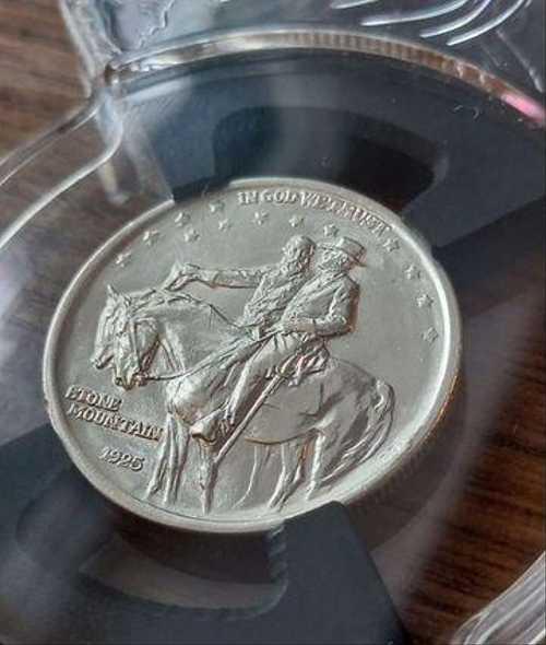 1/2 доллара монумент 1925 года серебро