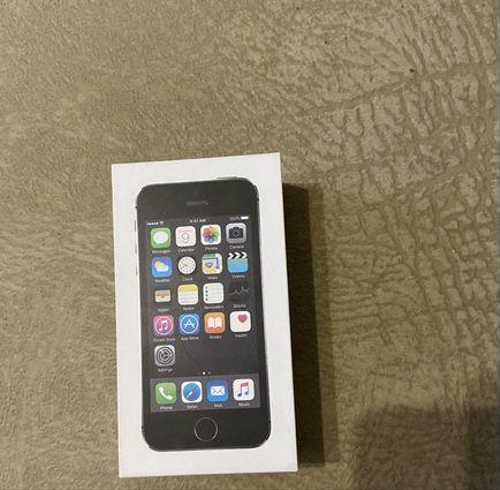 Коробка от iPhone 5s black 16 GB