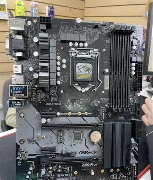 ASRock Z390 Pro4 lga1151v2 материнская плата