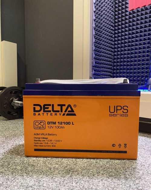 Аккумулятор delta battery DTM 12100 L | Festima.Ru - Мониторинг объявлений