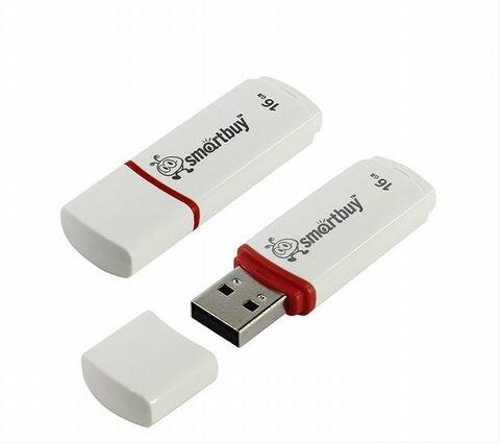 Флешка Smart Buy USB 16GB Crown White