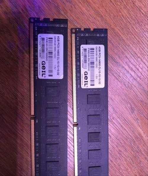 Оперативная память Geil DDR3 8GB (2x4GB), 1866MHz