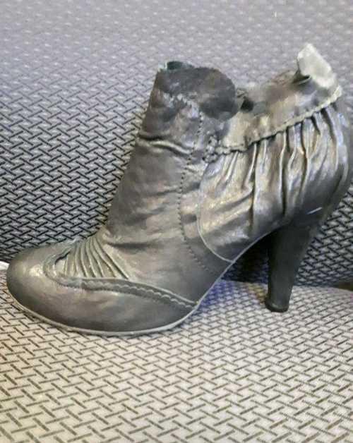 Кожаные ботильоны Casadei