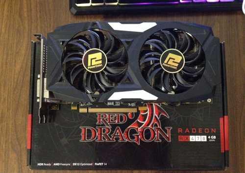 Видеокарта PowerColor AMD Radeon RX 470 RedDragon