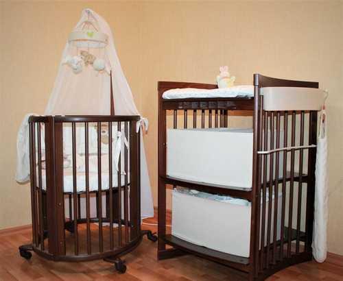 Stokke Sleepi колыбель,кровать, пеленальный стол