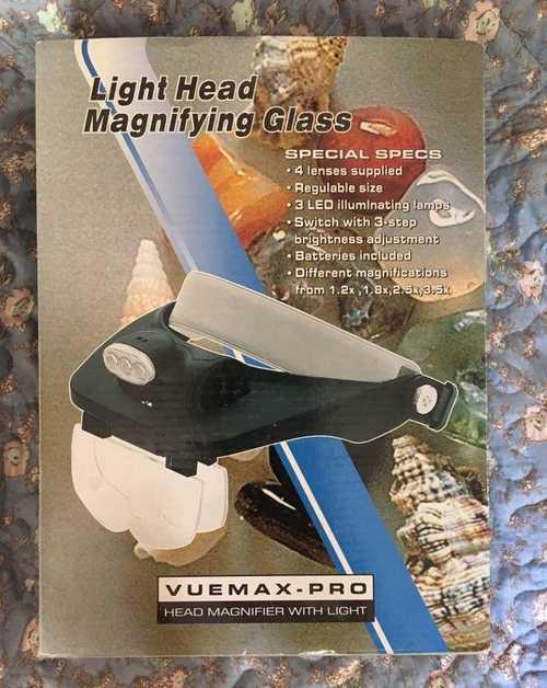 Бинокулярные очки Light Head Magnifying Glass Vuem