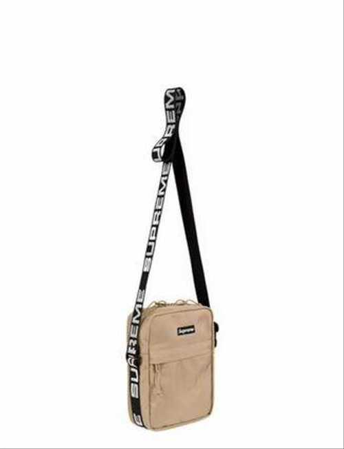 Сумка supreme shoulder bag 18ss tan