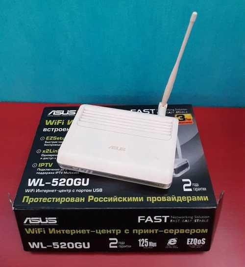 WiFi роутер Asus WL-520GU