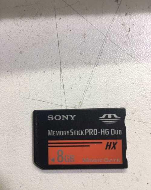 Sony memory stick PRO-HG Duo