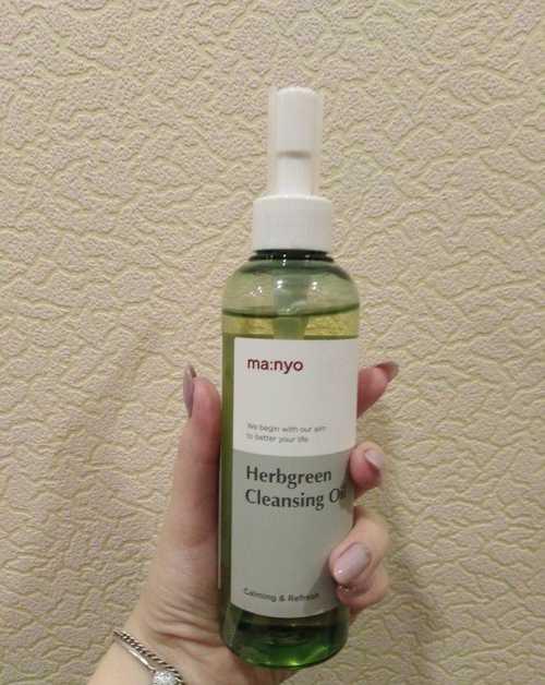 Гидрофильное масло manyo Herbgreen Cleansing Oil