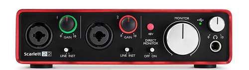 Интерфейс focusrite Scarlett 2i4 2nd Gen USB,новый