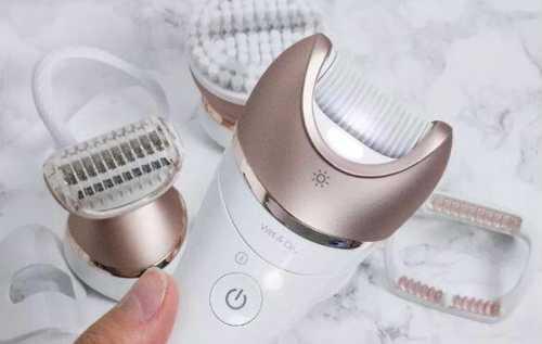 Эпилятор для влажной и сухой эпиляции philips satinelle prestige bre611