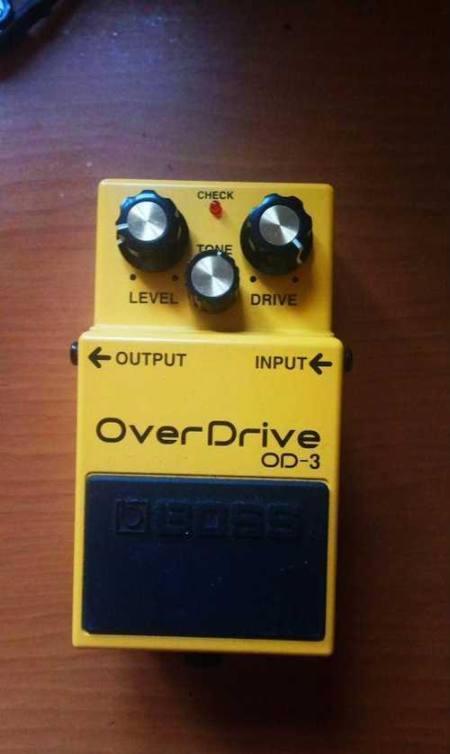 Педаль гитарная OverDrive boss OD-3