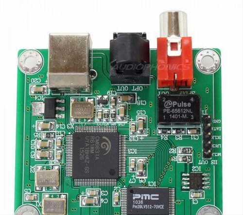 CM6631a внешняя звуковая usb карта