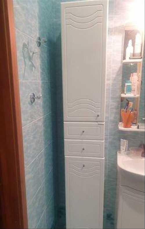Шкаф пенал для ванной Акватон