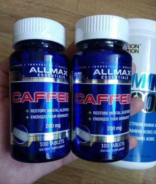 Allmax Nutrition, Кофеин, 200 мг, 100 таблеток