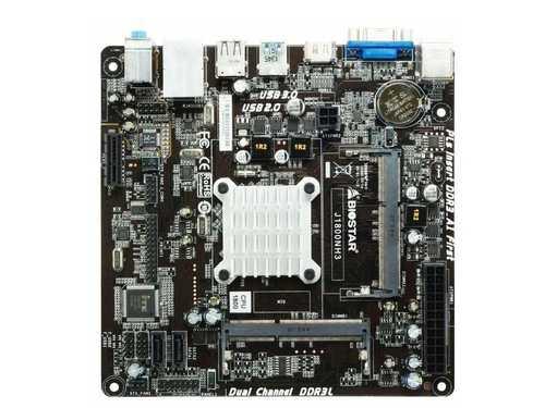 BGA 1170 Biostar J1800NH3 с процессором, mini-ITX