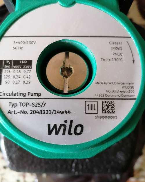 Wilo top s 25