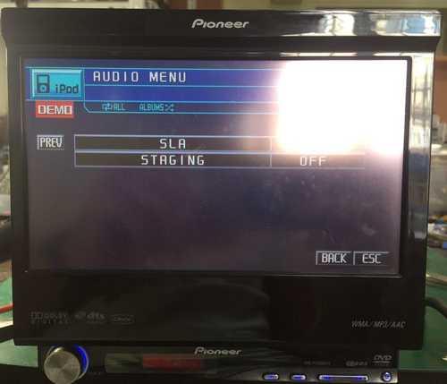 Pioneer AVH 5900 dvd +carrozzeria CD-UB10 +GEX-P57