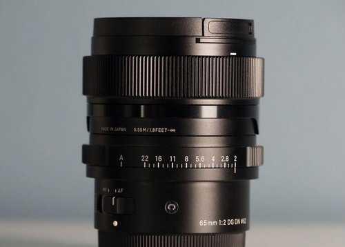 Sigma AF 65mm F/2 DG DN Contemporary Sony E