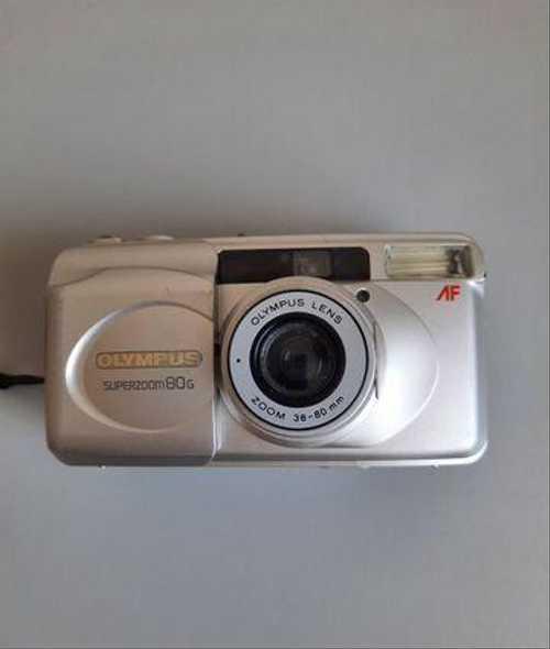 Плёночный фотоаппарат olympus superzoom80G