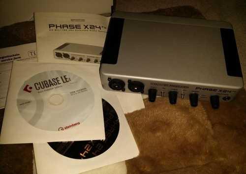 TerraTec Phase X 24 FireWire audio/midi интерфейс