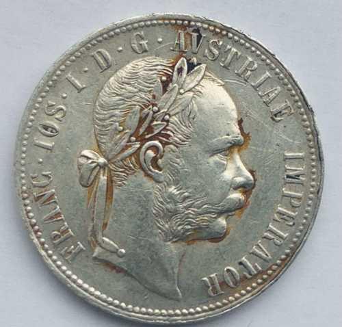 Австрия 1 флорин 1881 года