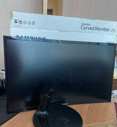Изогнутый монитор samsung curved monitor 24 cf390