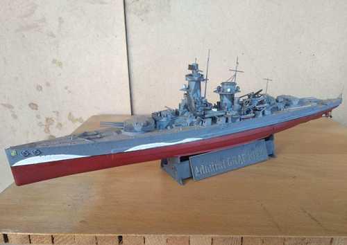 Модель крейсера Адмирал Граф Шпее 1/350